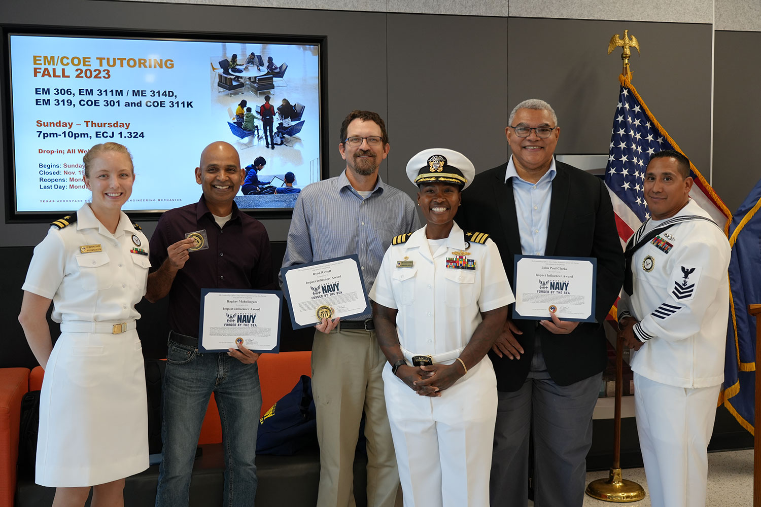 ASE/EM Faculty Recognized with Navy Impact Influencer Awards – Center ...