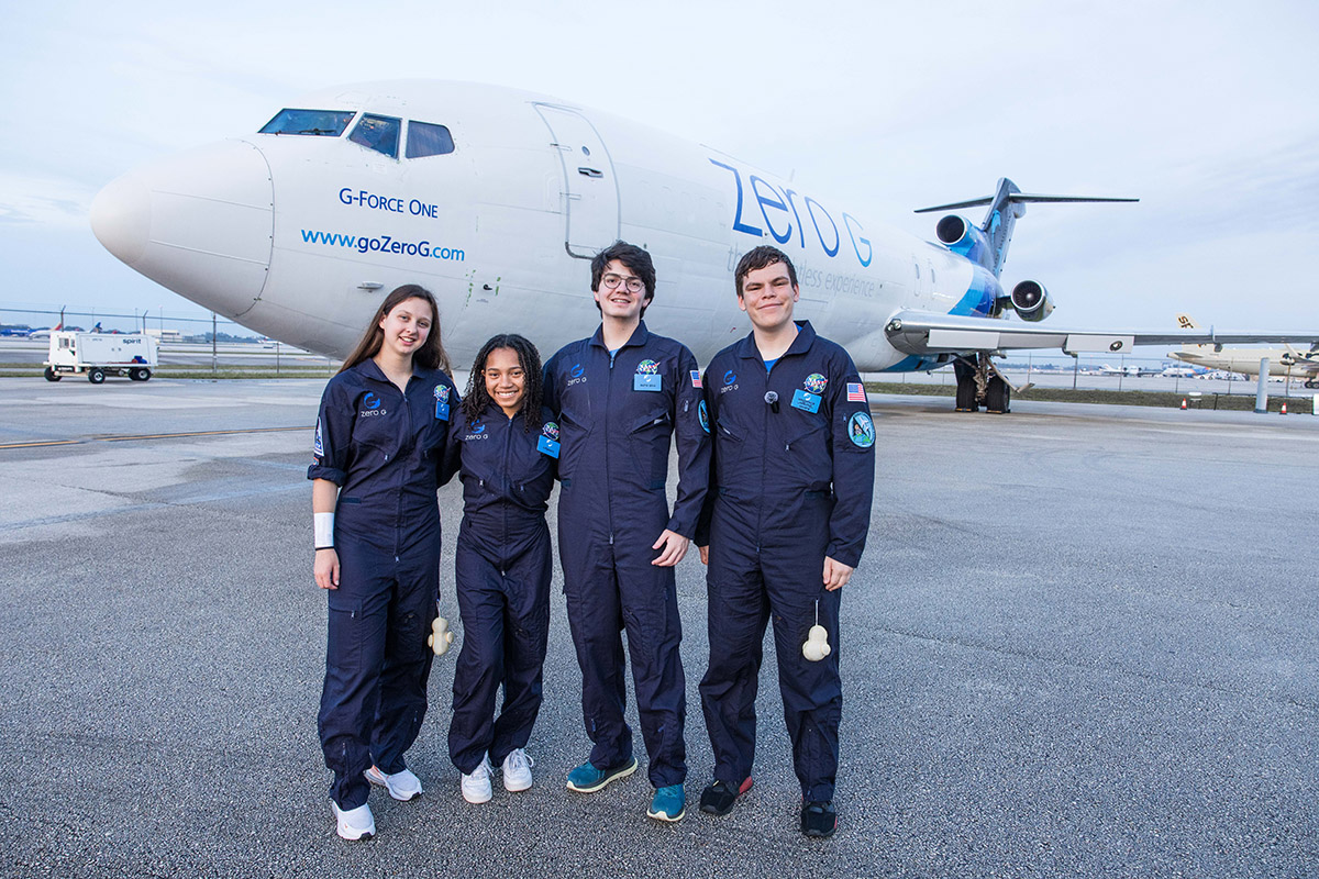 Four NASA SEES Interns Conduct Research in Microgravity – Center for ...